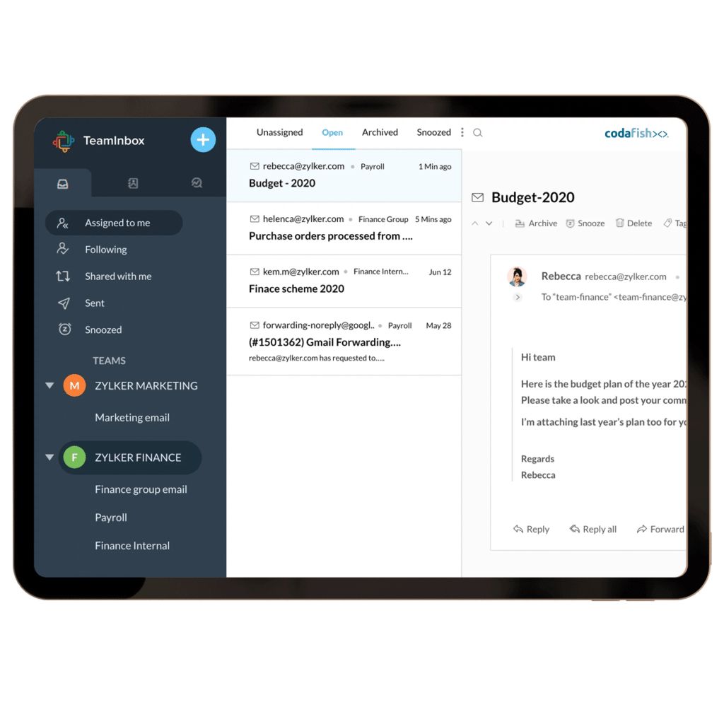 Zoho TeamInbox - Su partner oficial de Zoho